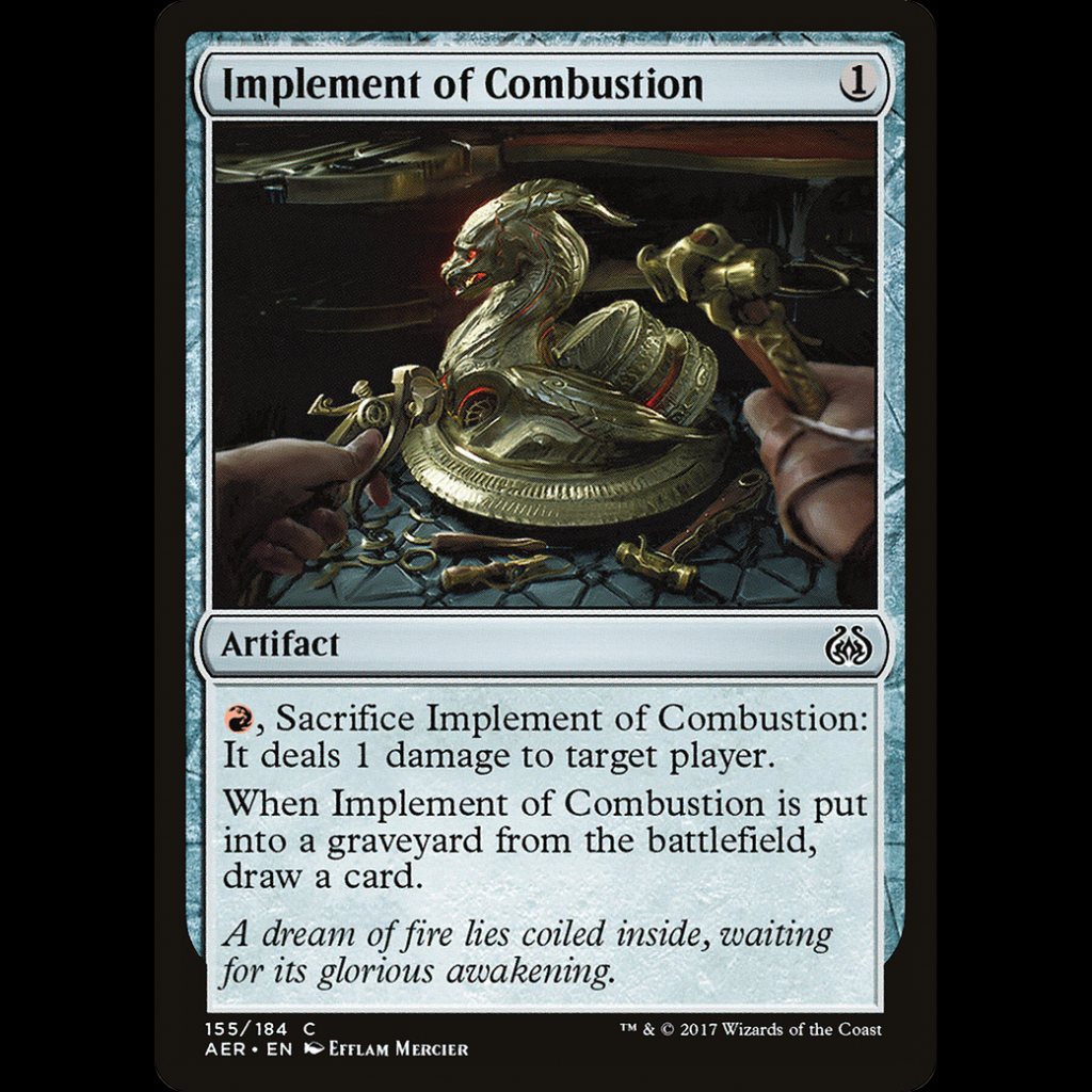 MTG Implement of Combustion Aether Revolt aer#155 - Madtoyz