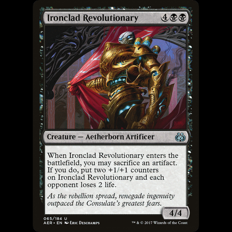 MTG Ironclad Revolutionary Aether Revolt aer#65 - Madtoyz