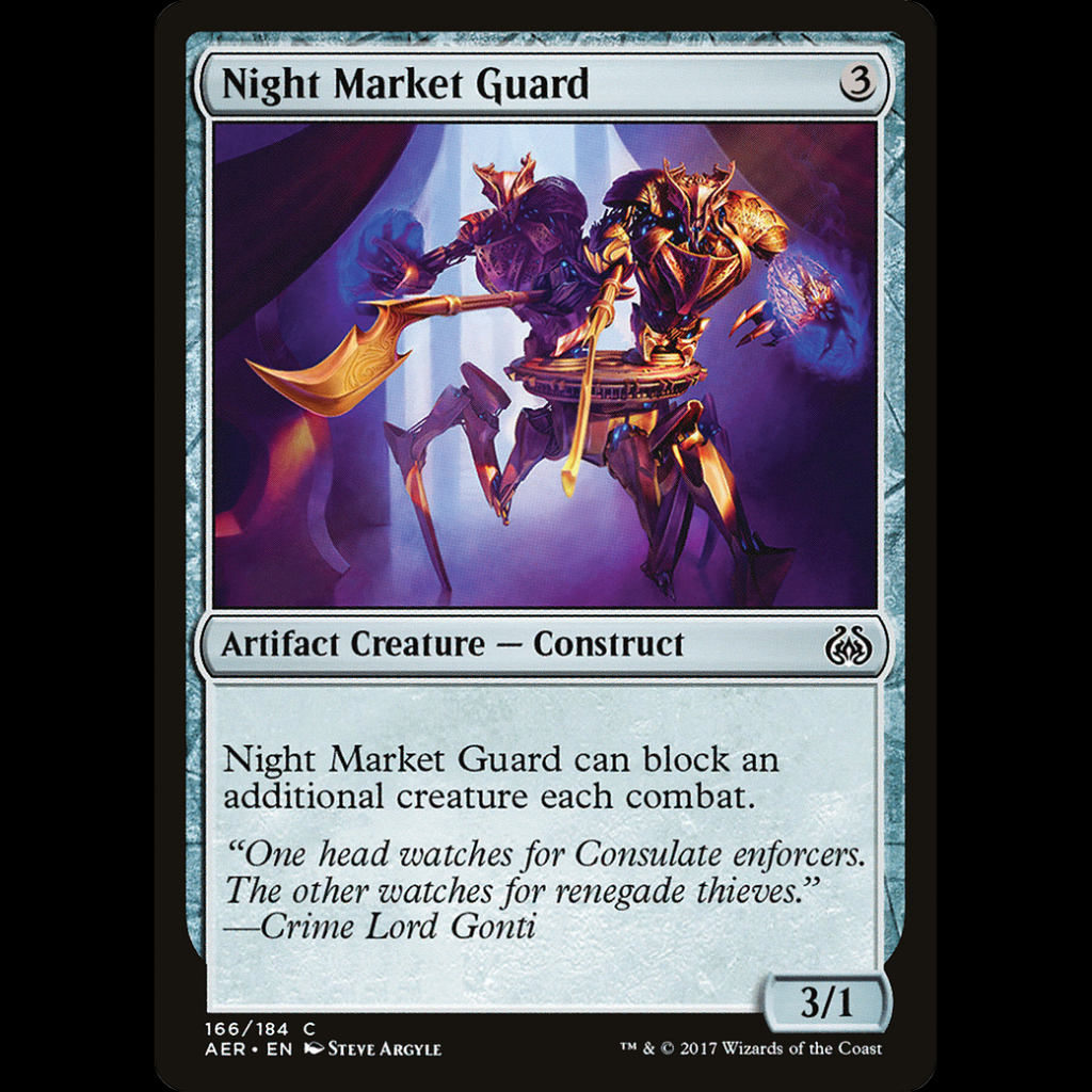 MTG Night Market Guard Aether Revolt - Madtoyz
