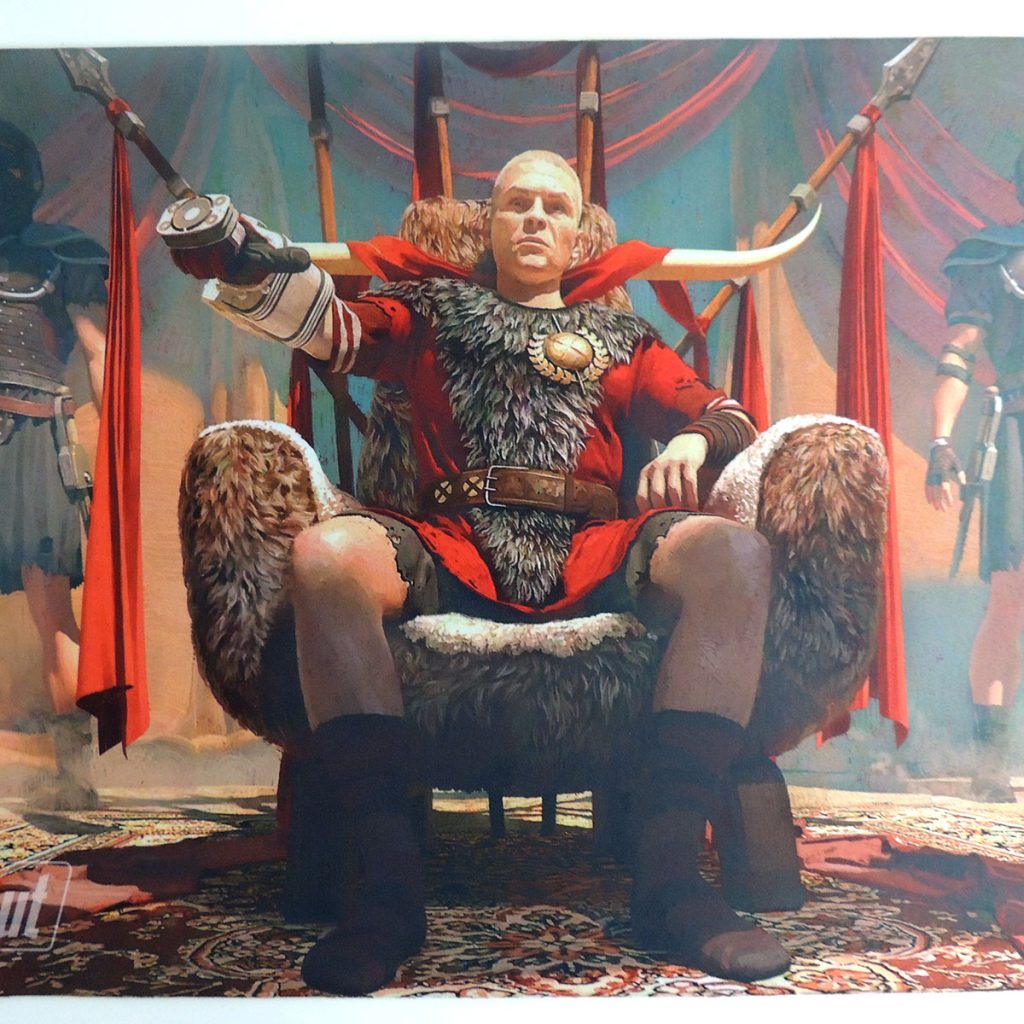 MTG Playmat Fallout Hail Caesar, Legion’s Emperor Ultra Pro - Madtoyz