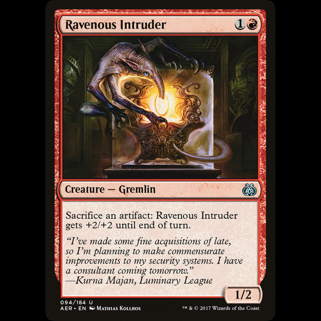 MTG Ravenous Intruder Aether Revolt - Madtoyz
