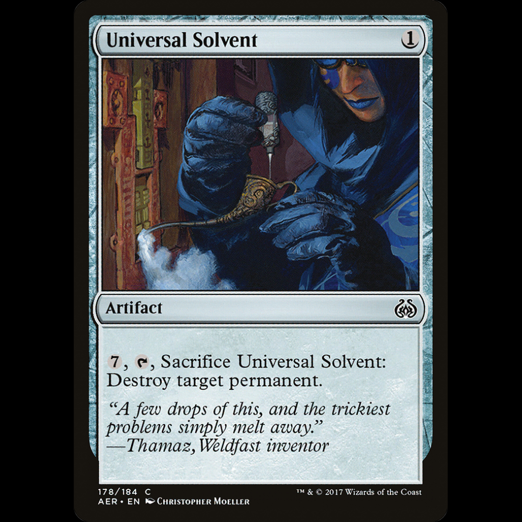 MTG Universal Solvent Aether Revolt aer#178 - Madtoyz