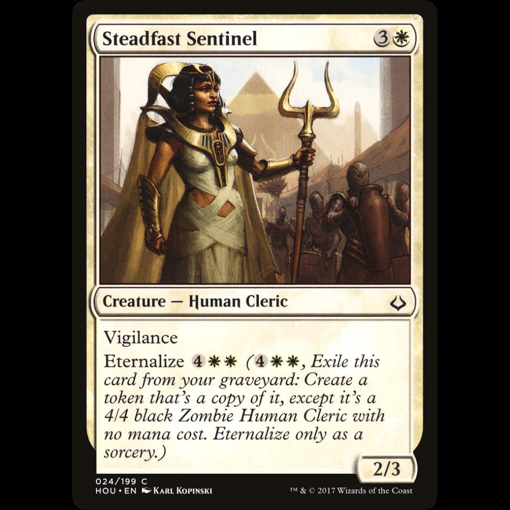 MTG Centinela resuelta (Steadfast Sentinel) Hour of Devastation hou#24 ...