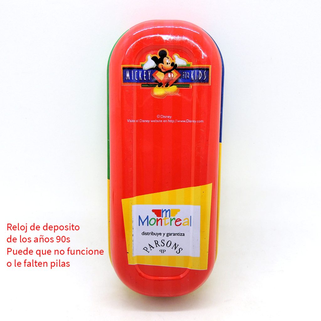 Disney Reloj Watch Mickey for Kids Metal Montreal 1996 - Madtoyz