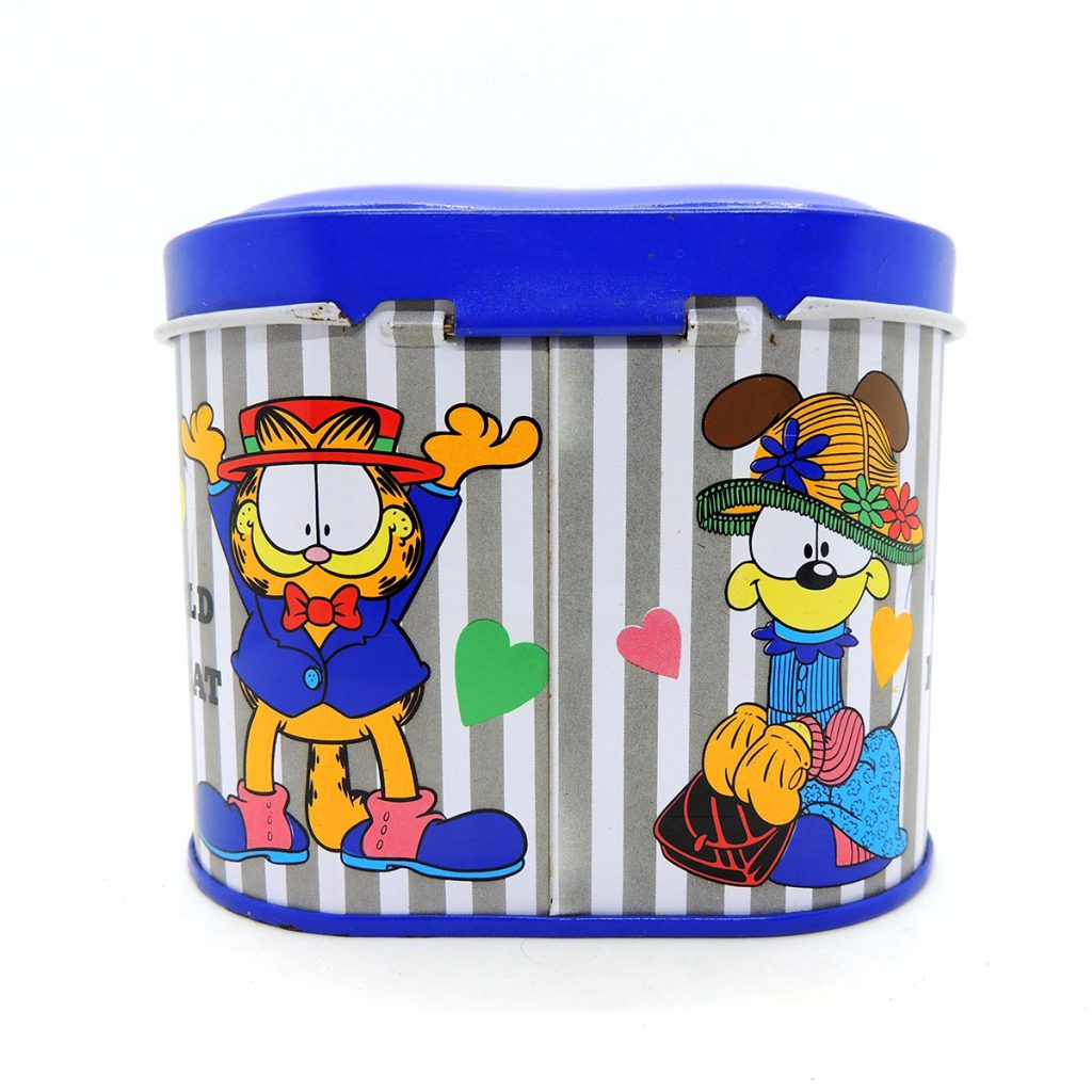 Garfield Alcancia Metal Lata Modern Star Vintage - Madtoyz