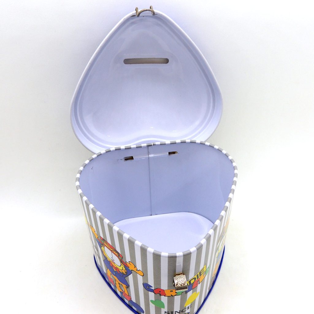 Garfield Alcancia Metal Lata Modern Star Vintage - Madtoyz