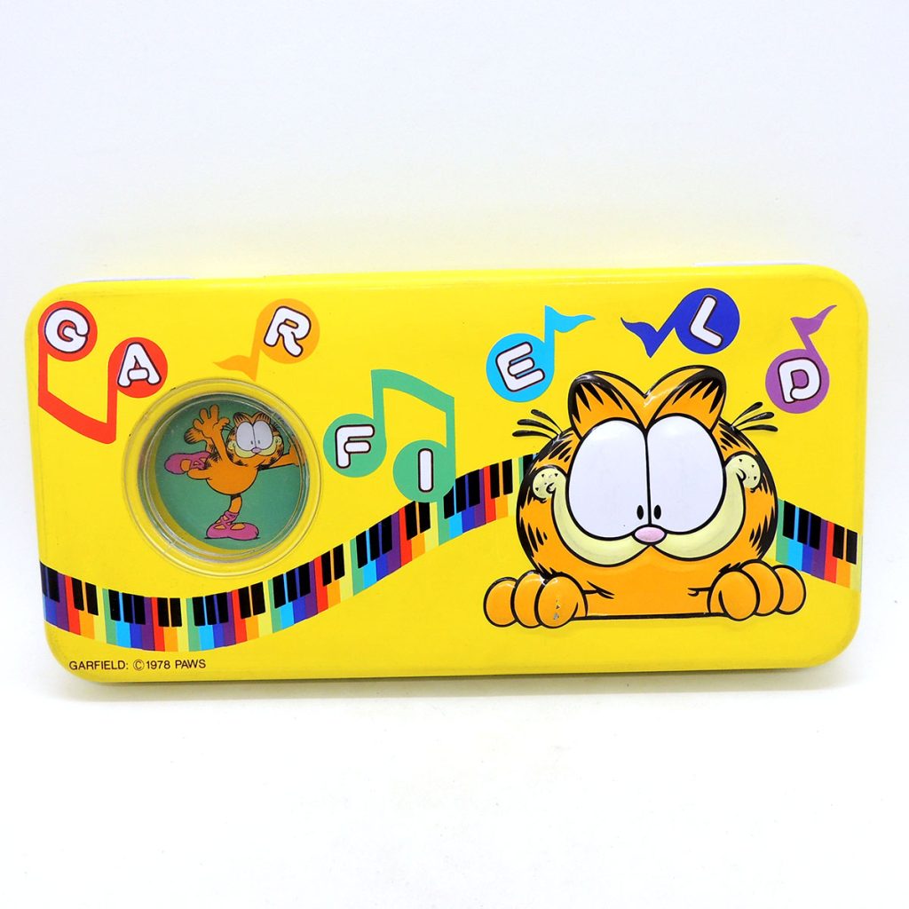 Garfield Cartuchera Metal Lata Modern Star Vintage - Madtoyz