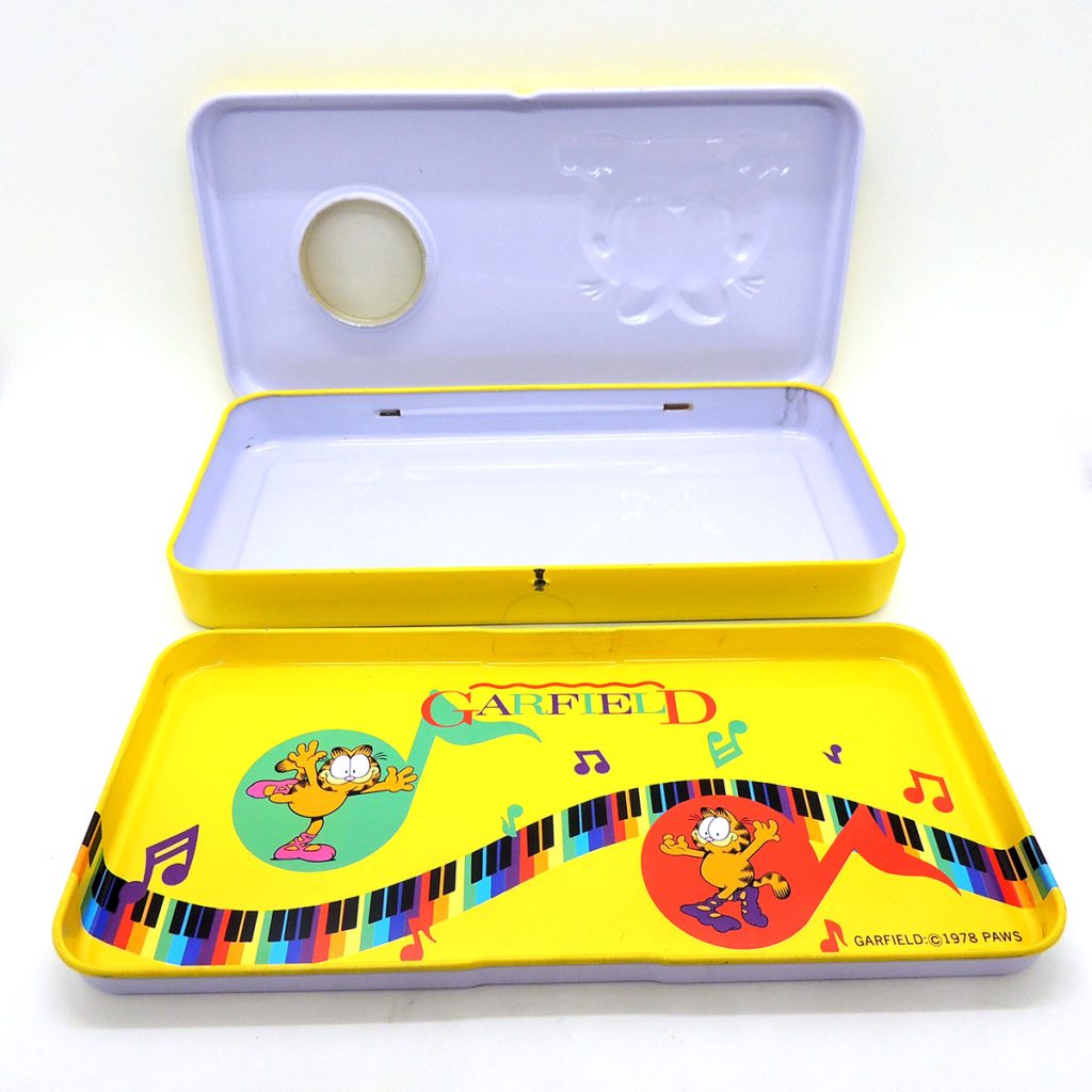 Garfield Cartuchera Metal Lata Modern Star Vintage - Madtoyz
