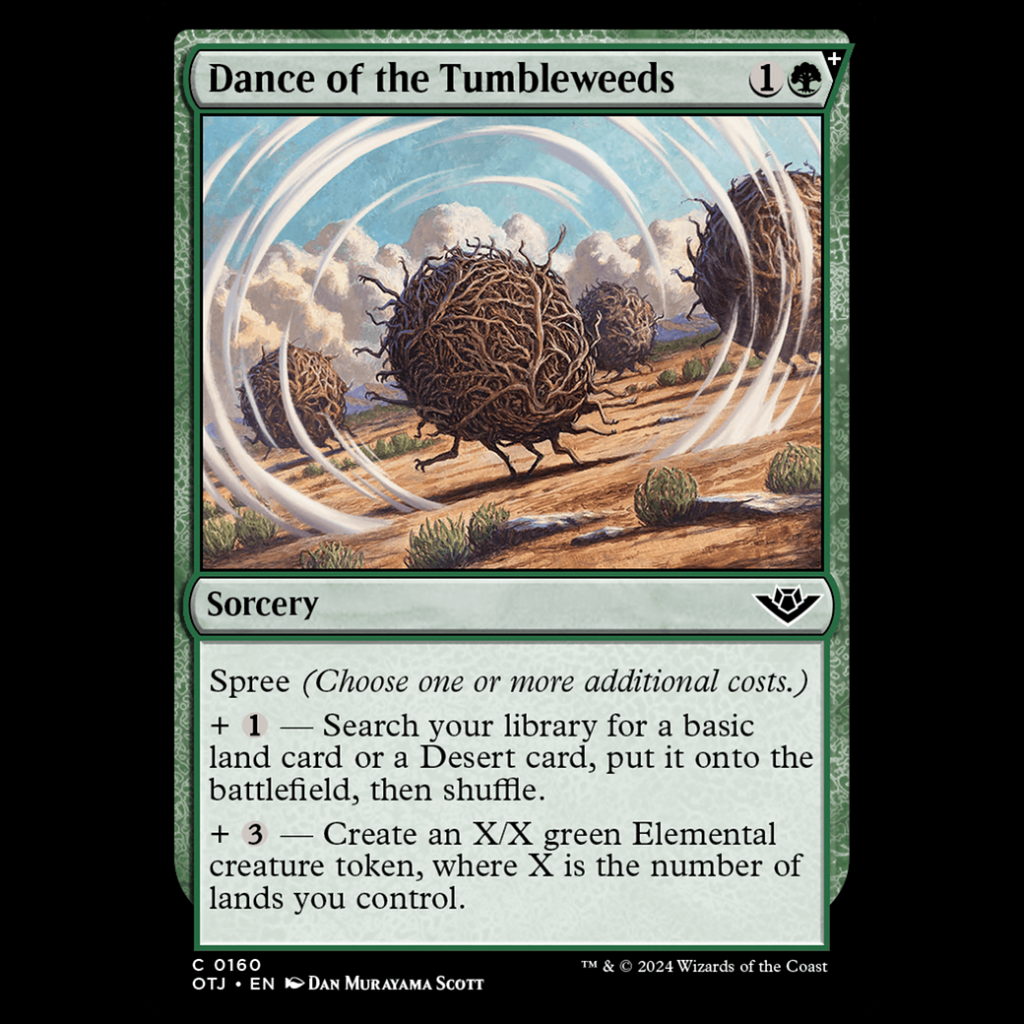 MTG Dance of the Tumbleweeds Outlaws of Thunder Junction otj#160 - Madtoyz