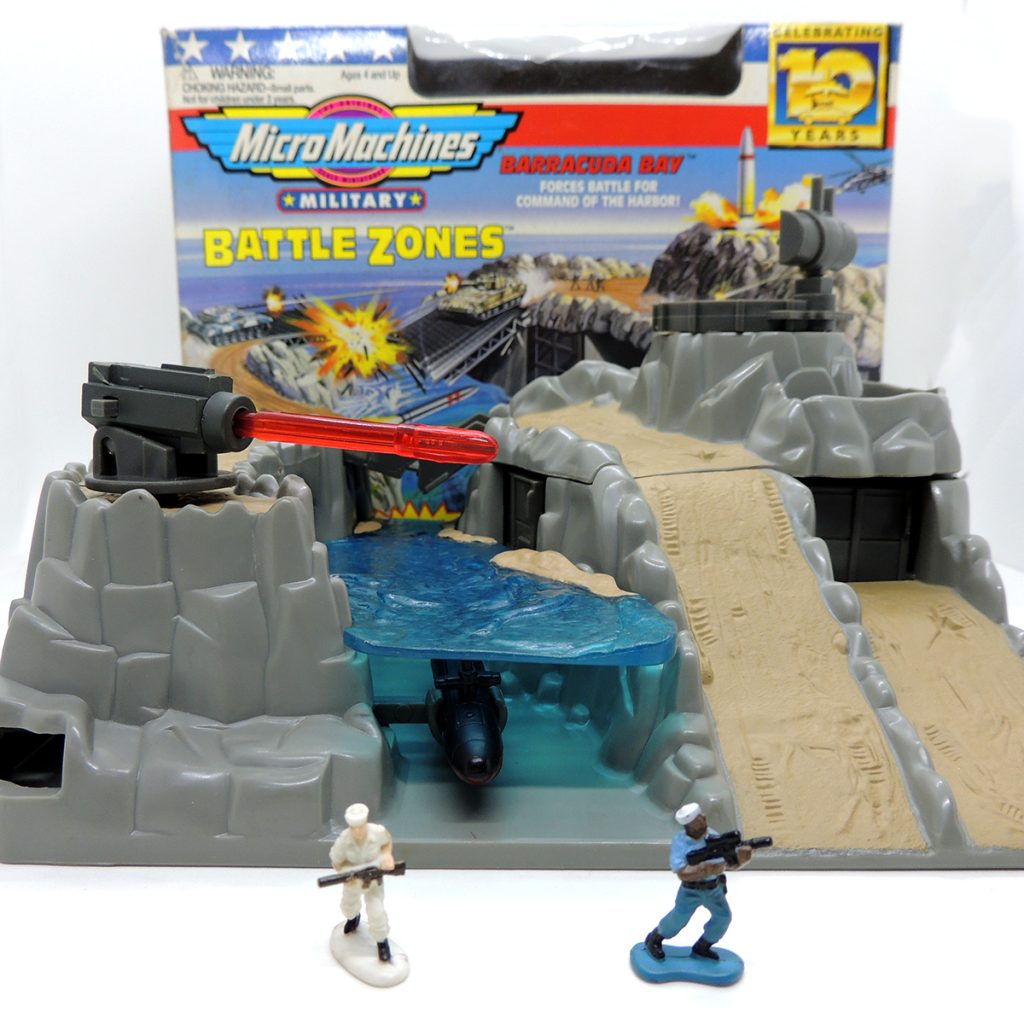 Micro Machines Military Battle Zones Barracuda Bay Galoob 90s - Madtoyz