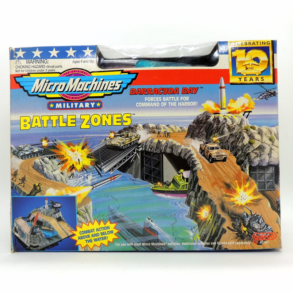 Micro Machines Military Battle Zones Barracuda Bay Galoob 90s - Madtoyz
