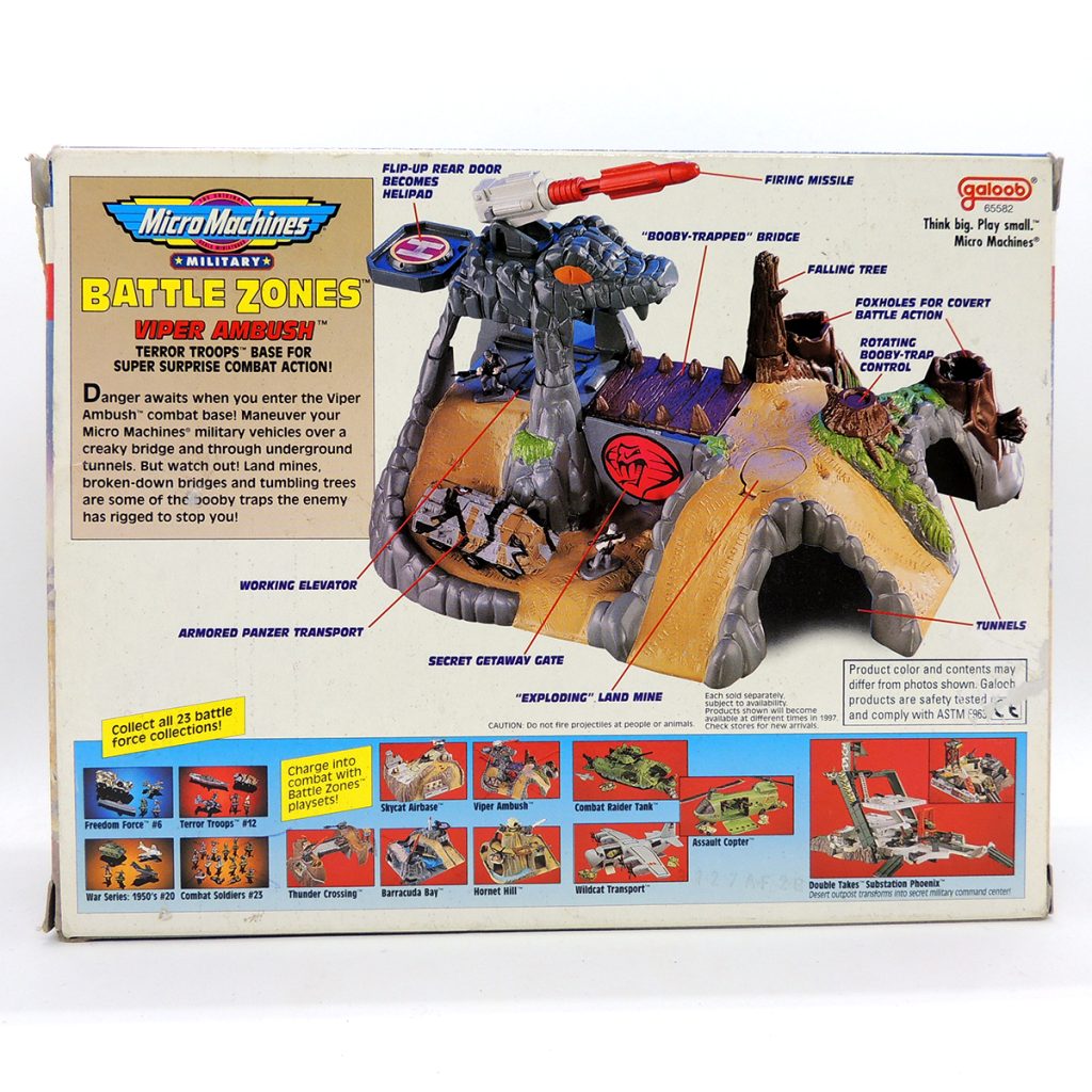 Micro Machines Military Battle Zones Viper Ambush Galoob 90s - Madtoyz
