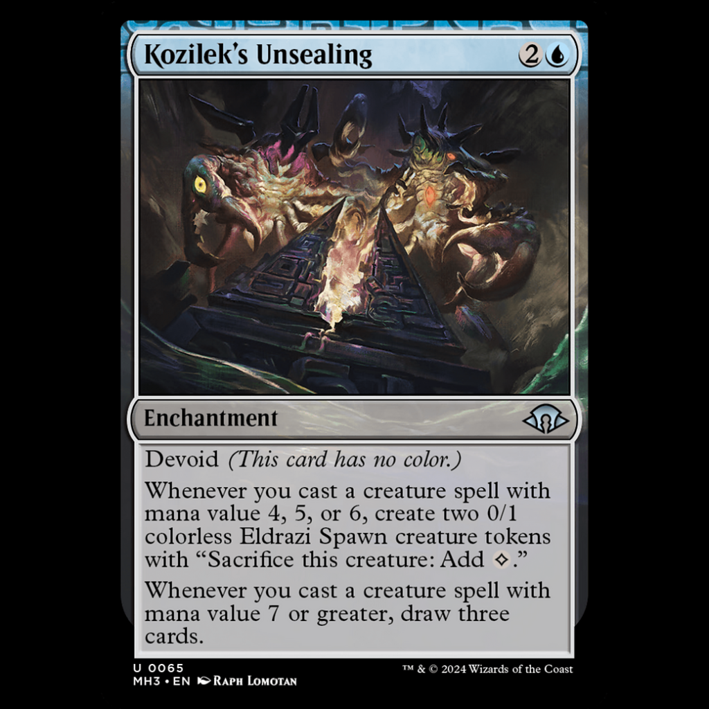 MTG Kozilek's Unsealing Modern Horizons 3 - FOIL mh3#65 - Madtoyz
