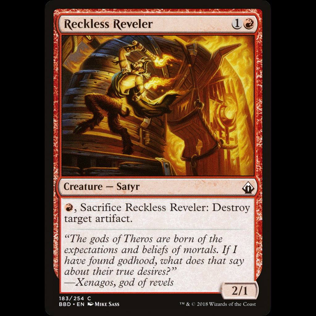 MTG Reckless Reveler Battlebond bbd#183 - Madtoyz