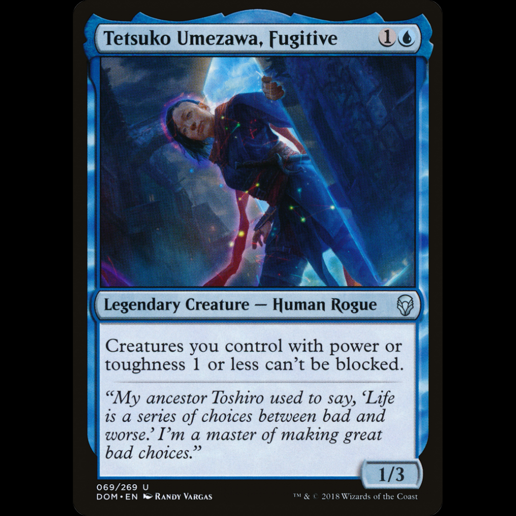 MTG Tetsuko Umezawa, fugitiva (Tetsuko Umezawa, Fugitive) Dominaria dom ...
