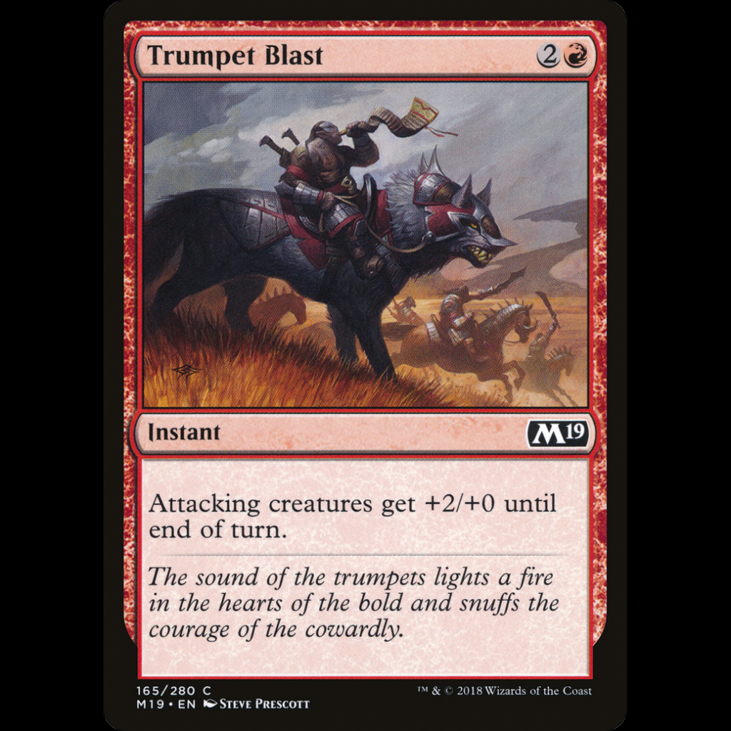 MTG Trumpet Blast Core Set 2019 m19#165 - Madtoyz