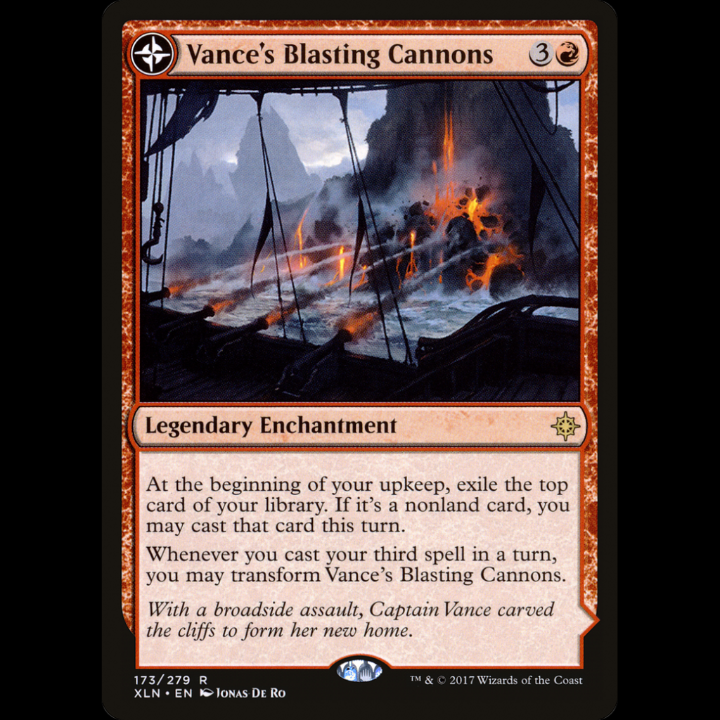 MTG Vance's Blasting Cannons // Spitfire Bastion Ixalan xln#173 - Madtoyz
