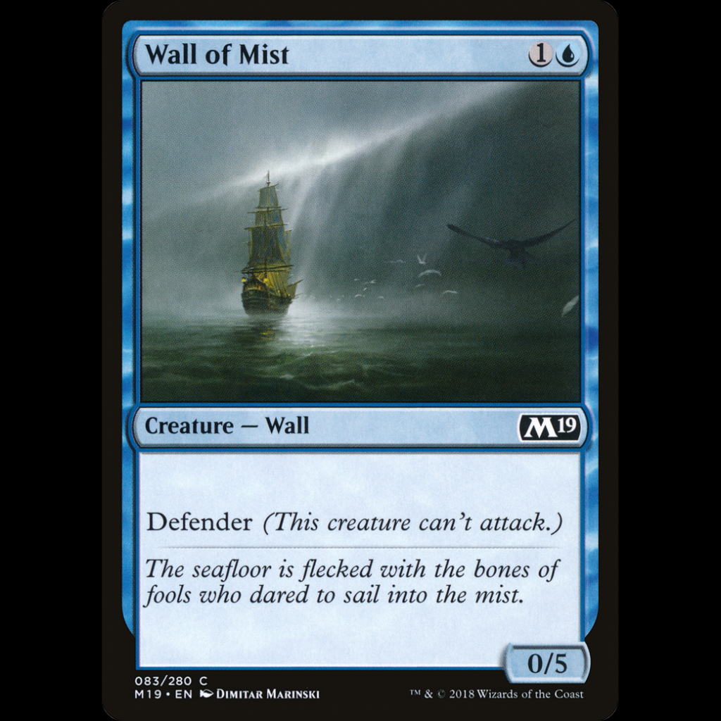 MTG Wall of Mist Core Set 2019 m19#83 - Madtoyz