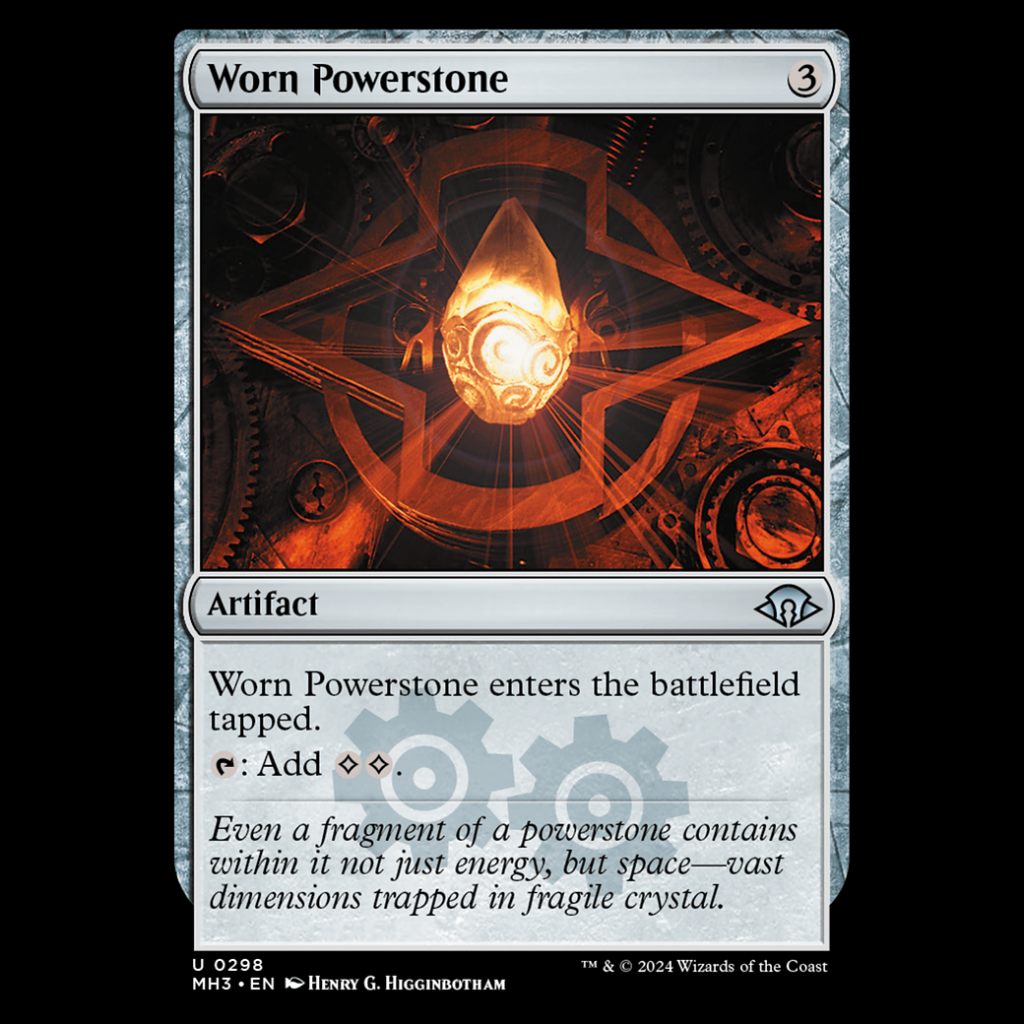 MTG Worn Powerstone Modern Horizons 3 mh3#298 - Madtoyz