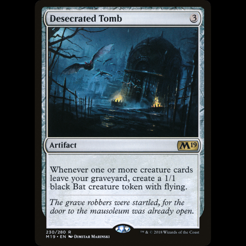 MTG Desecrated Tomb Core Set 2019 m19#230 - Madtoyz