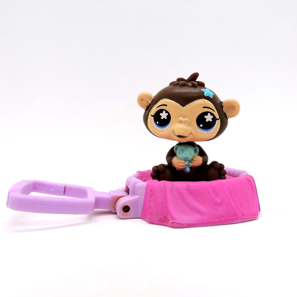 Littlest Pet Shop LPS Chimanzee McDonalds 2008 Cajita Feliz - Madtoyz