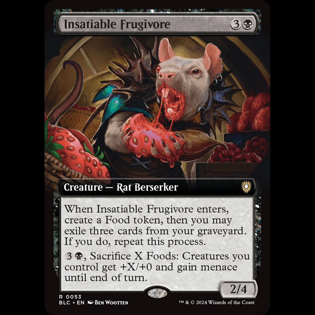 MTG Insatiable Frugivore Bloomburrow Commander blc#53 - Madtoyz