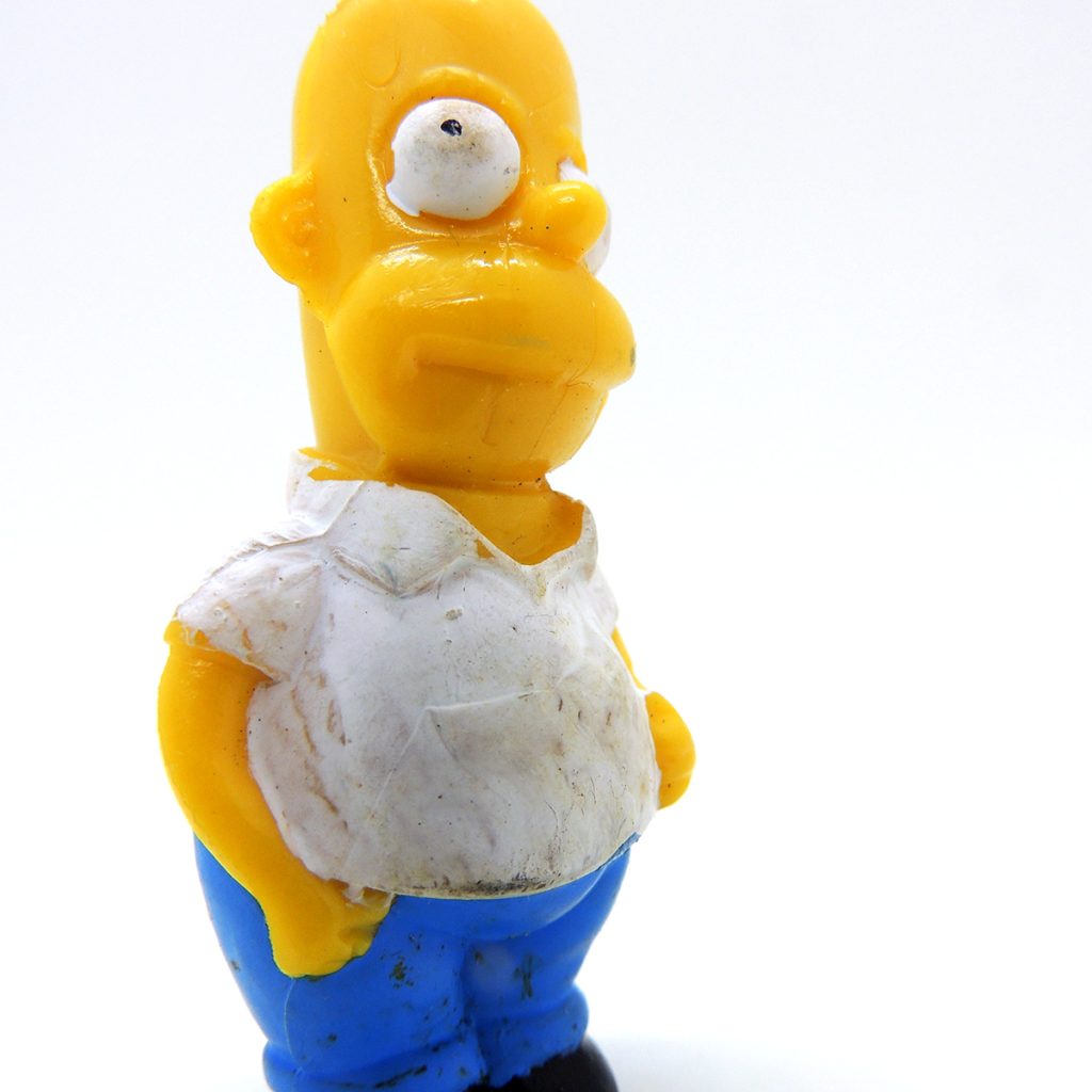 Los Simpsons Homero Figura Goma 90s CADL - Madtoyz