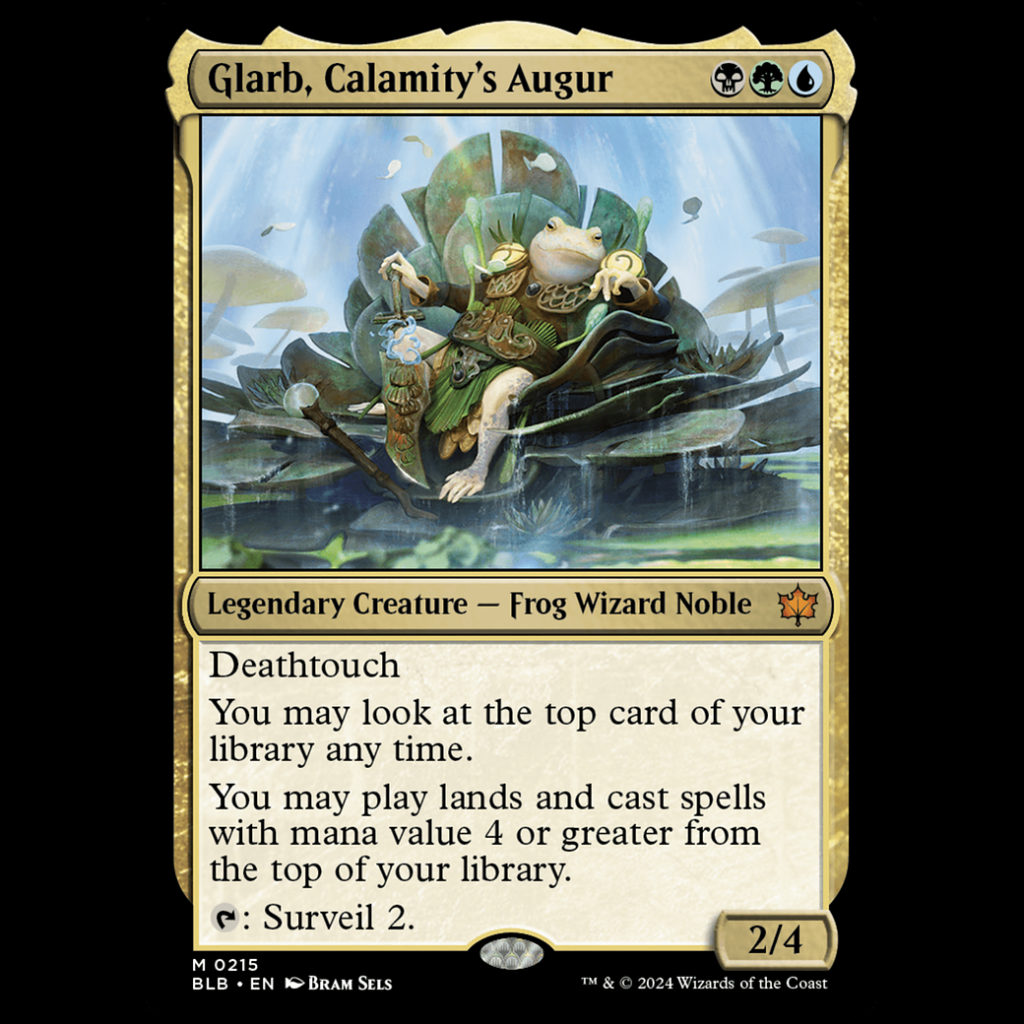 MTG Glarb, Calamity's Augur Bloomburrow blb#215 - Madtoyz