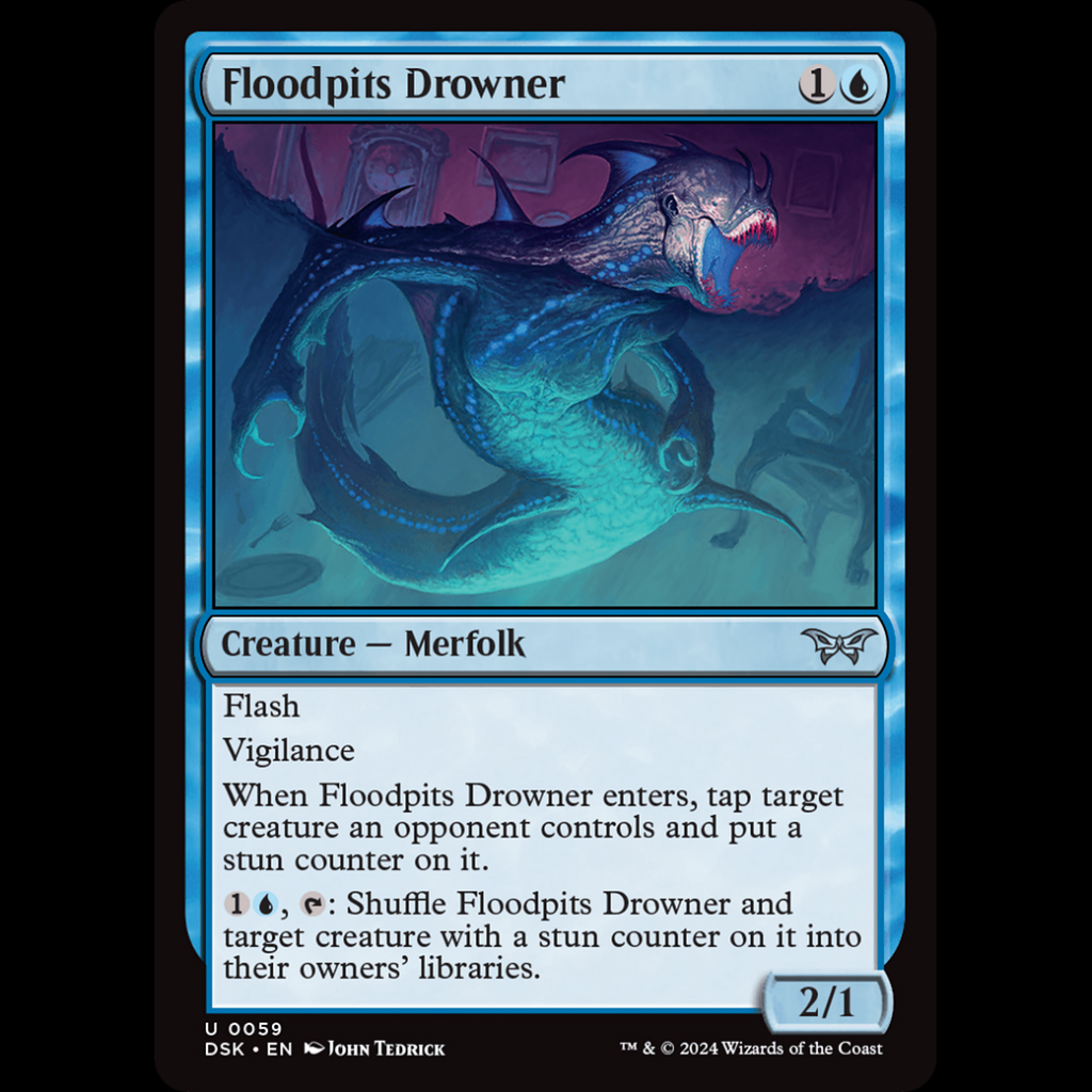 MTG Floodpits Drowner Duskmourn: House of Horror dsk#59 - Madtoyz