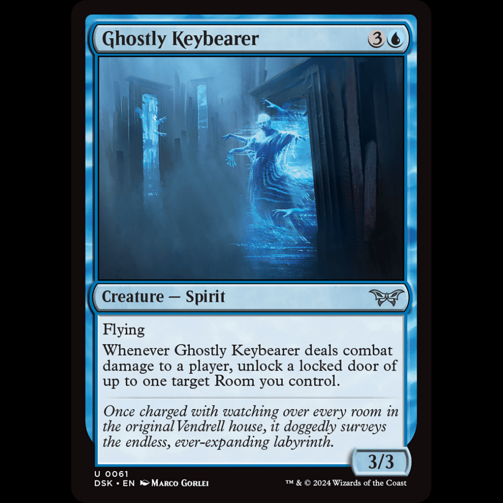 MTG Ghostly Keybearer Duskmourn: House of Horror dsk#61 - Madtoyz