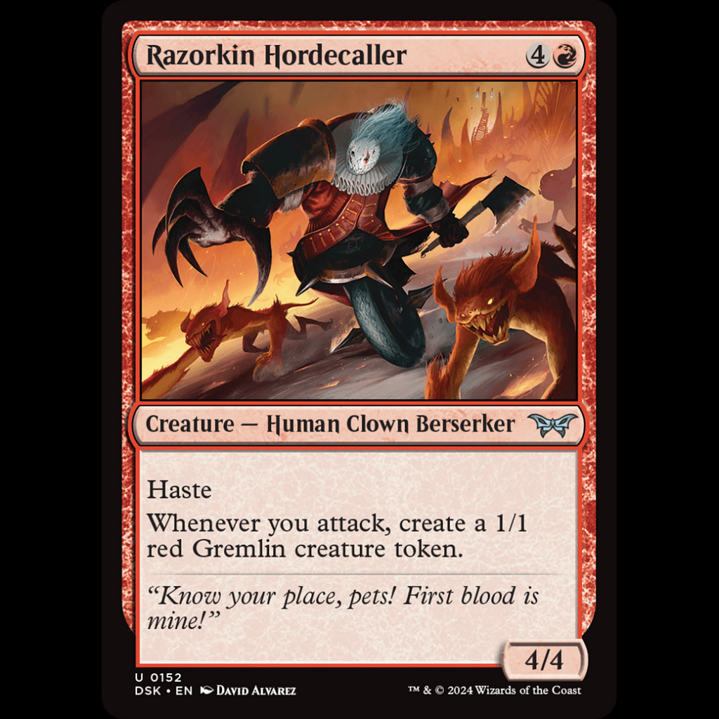 MTG Razorkin Hordecaller Duskmourn: House of Horror dsk#152 - Madtoyz