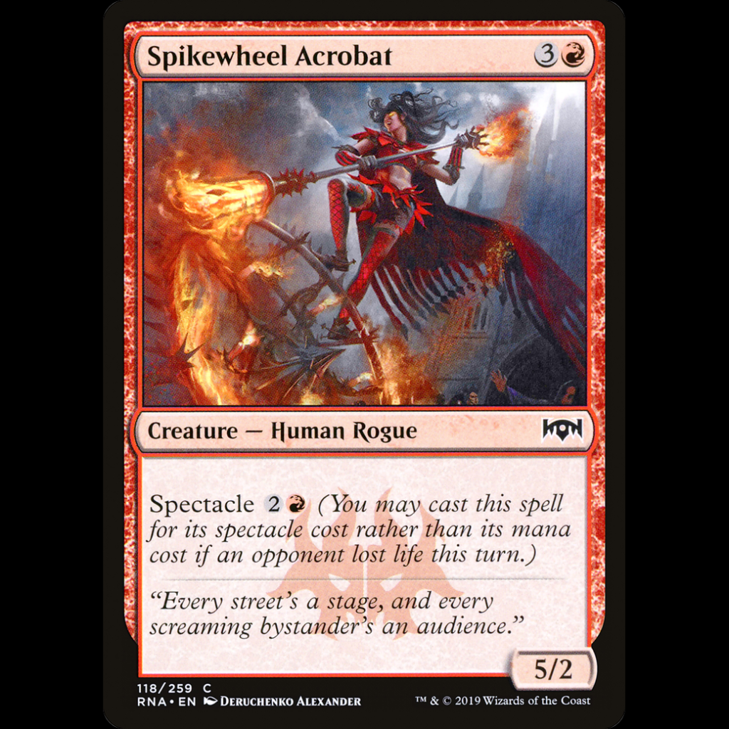 MTG Acróbata rueda de pinchos (Spikewheel Acrobat) Ravnica Allegiance ...