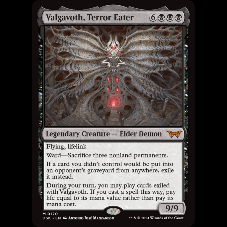 MTG Valgavoth, Terror Eater Duskmourn: House of Horror dsk#120 - Madtoyz