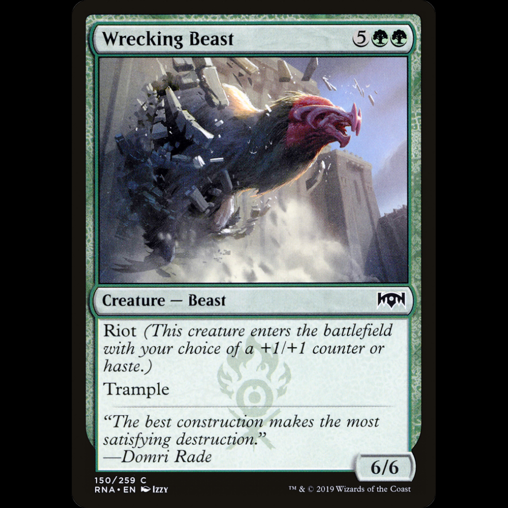 MTG Bestia destrozadora (Wrecking Beast) Ravnica Allegiance rna#150 ...