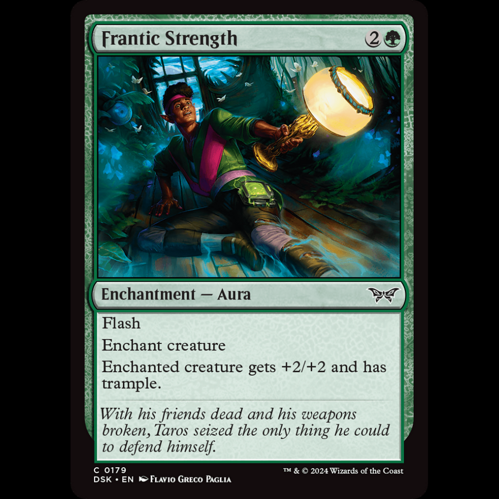 MTG Frantic Strength Duskmourn: House of Horror dsk#179 - Madtoyz
