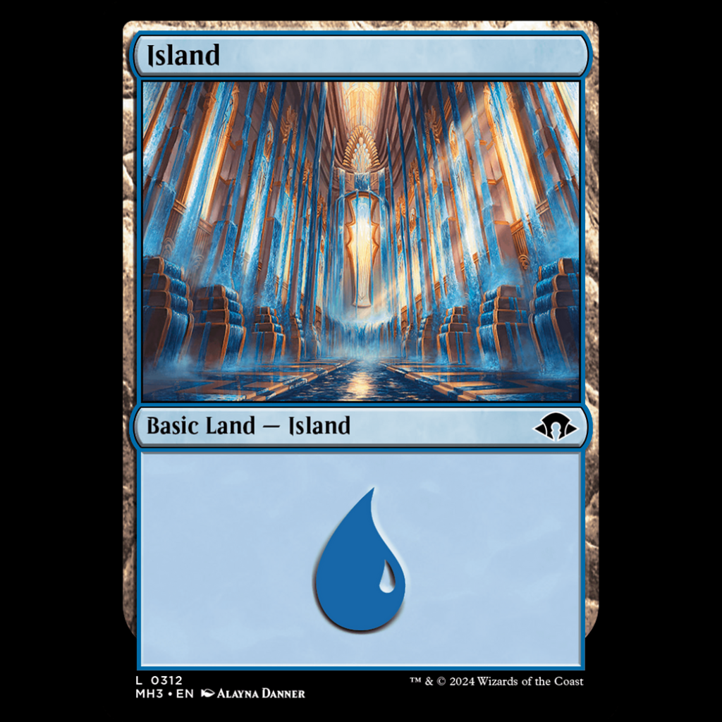 MTG Island Modern Horizons 3 mh3#312 - Madtoyz