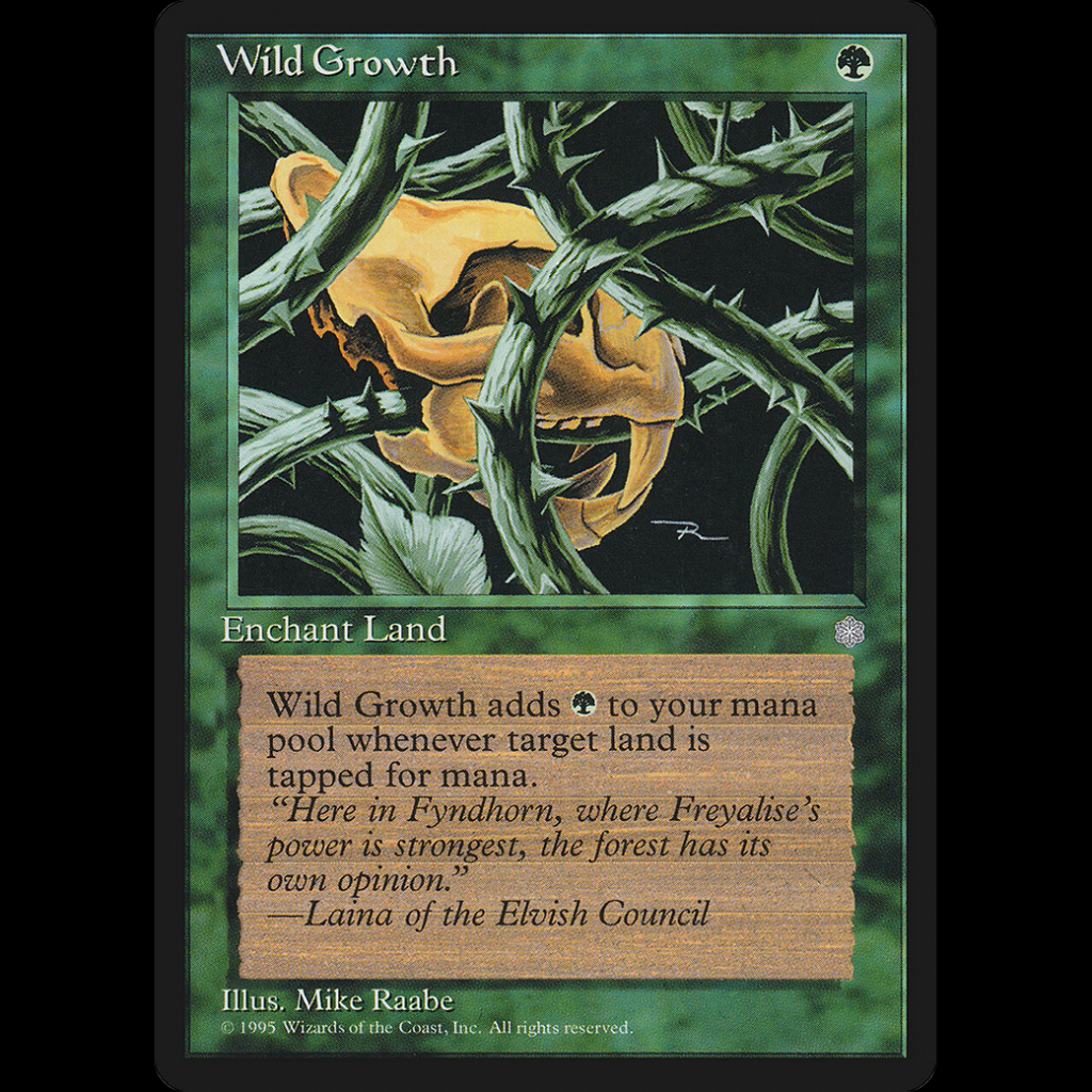 MTG Crecimiento salvaje (Wild Growth) Ice Age ice#277 - Madtoyz