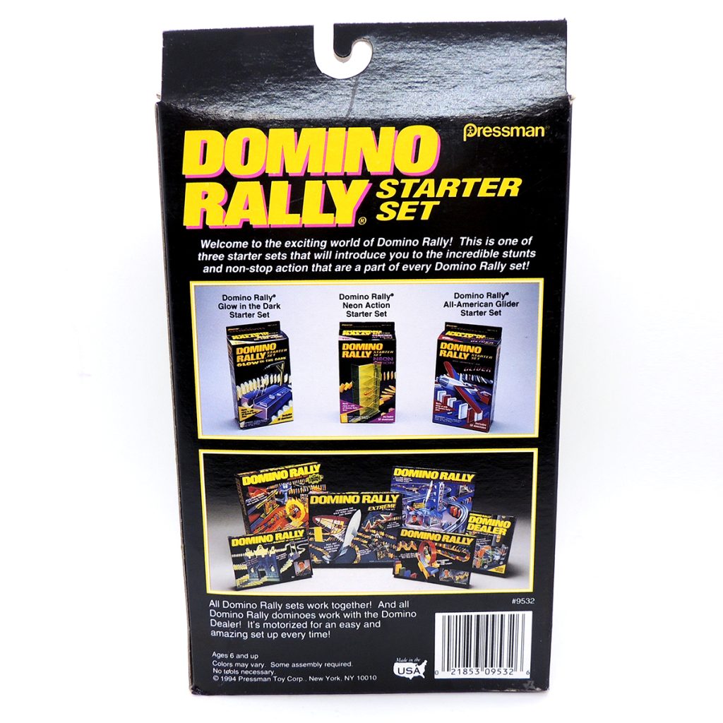 Domino Rally Starters Set Neon Action Pressman 90s - Madtoyz