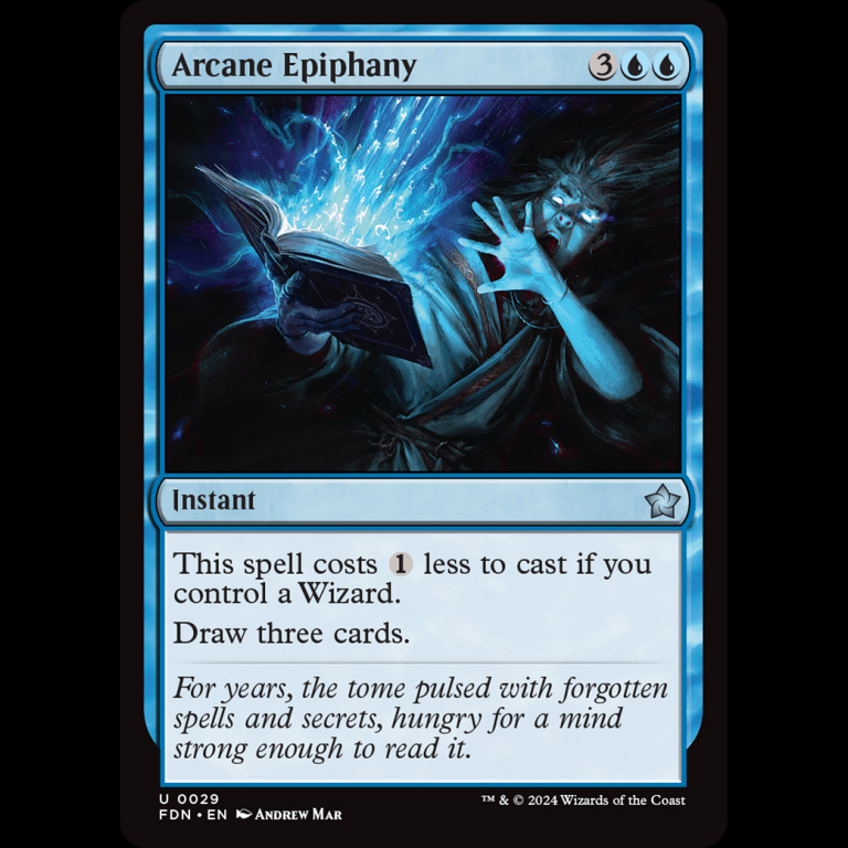 MTG Arcane Epiphany Foundations fdn#29 - Madtoyz