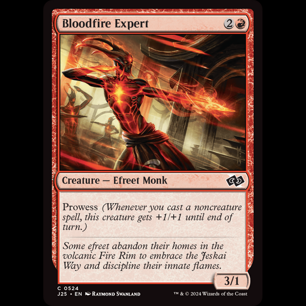 MTG Bloodfire Expert Foundations Jumpstart j25#524 - Madtoyz
