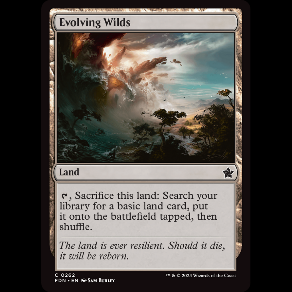 MTG Evolving Wilds Foundations fdn#262 - Madtoyz