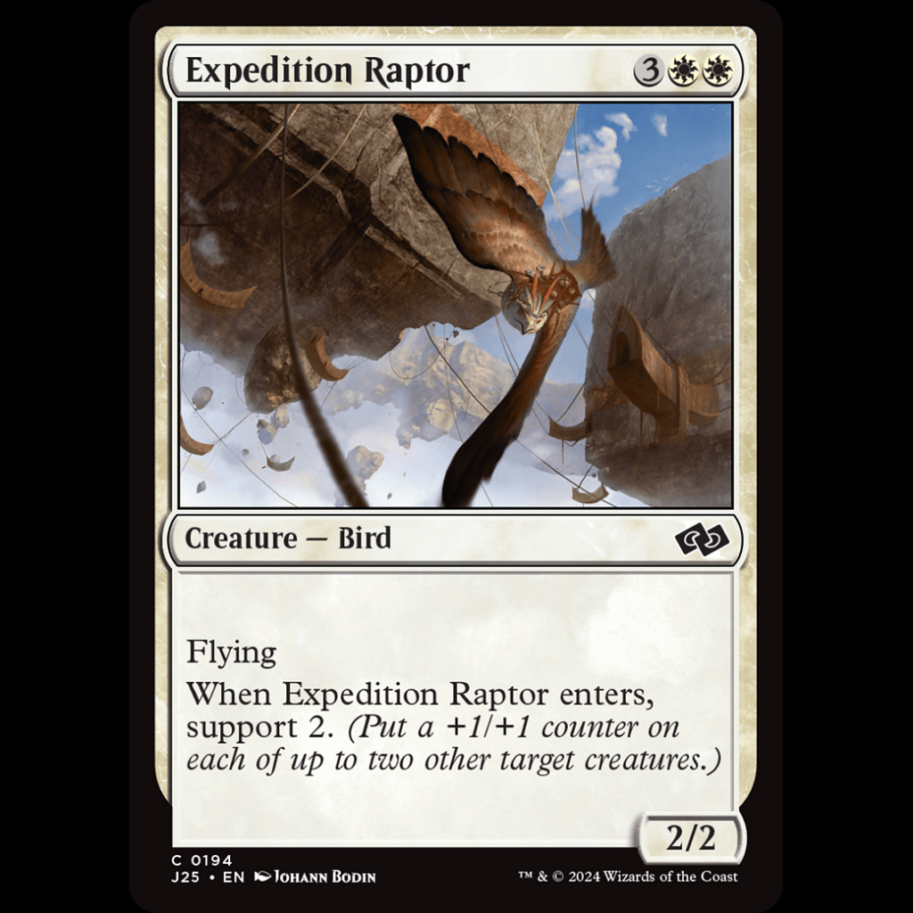MTG Expedition Raptor Foundations Jumpstart j25#194 - Madtoyz