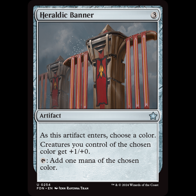 MTG Heraldic Banner Foundations fdn#254 - Madtoyz