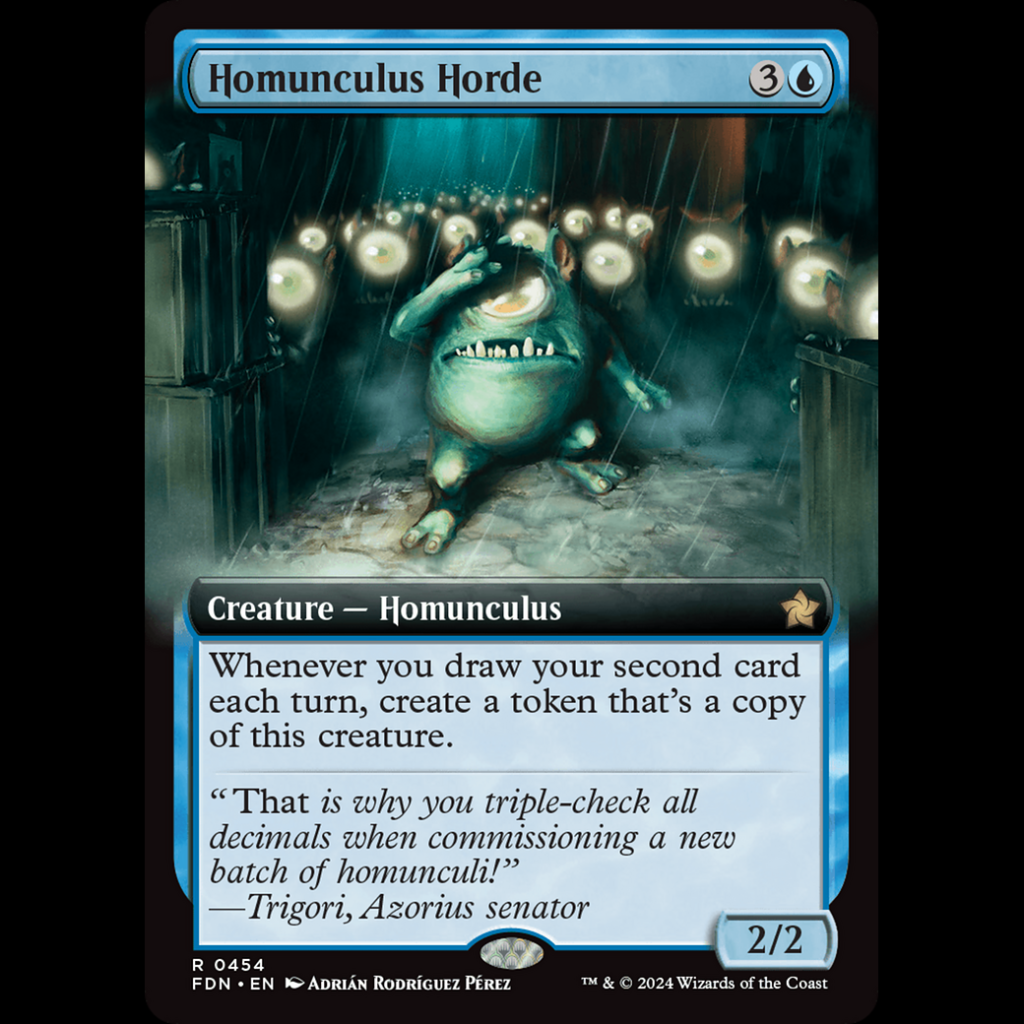 MTG Homunculus Horde Foundations fdn#454 - Madtoyz