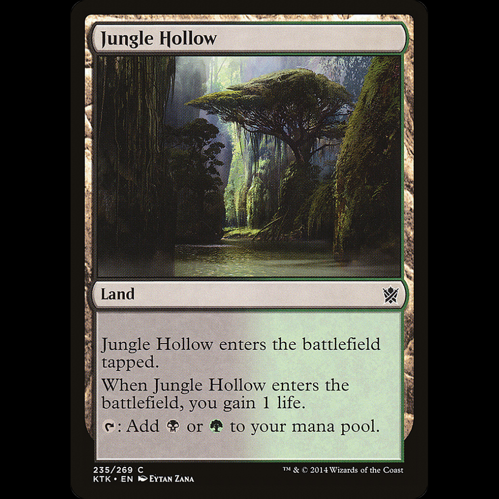 MTG Jungle Hollow Khans of Tarkir ktk#235 - Madtoyz