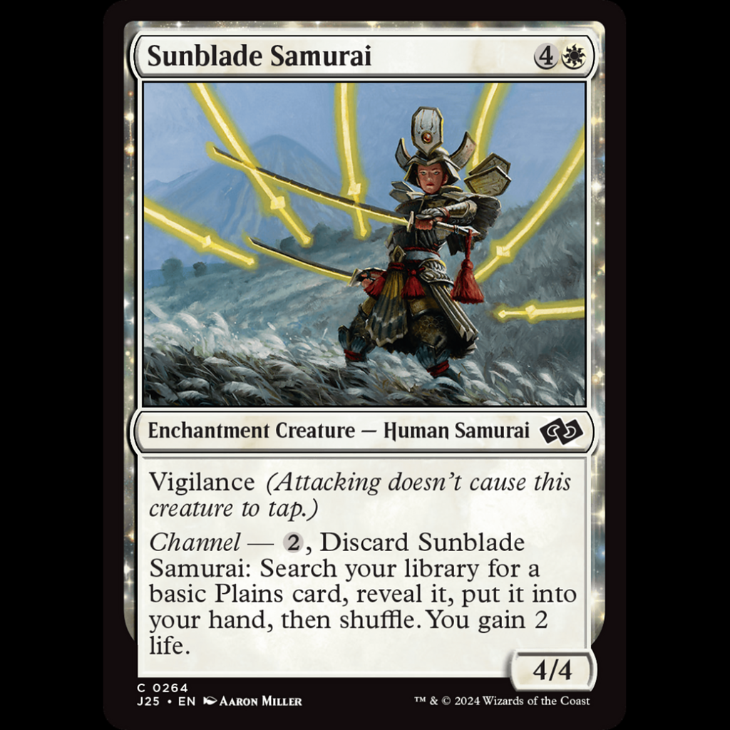 MTG Sunblade Samurai Foundations Jumpstart j25#264 - Madtoyz