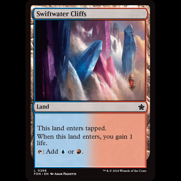 MTG Swiftwater Cliffs Foundations fdn#268 - Madtoyz