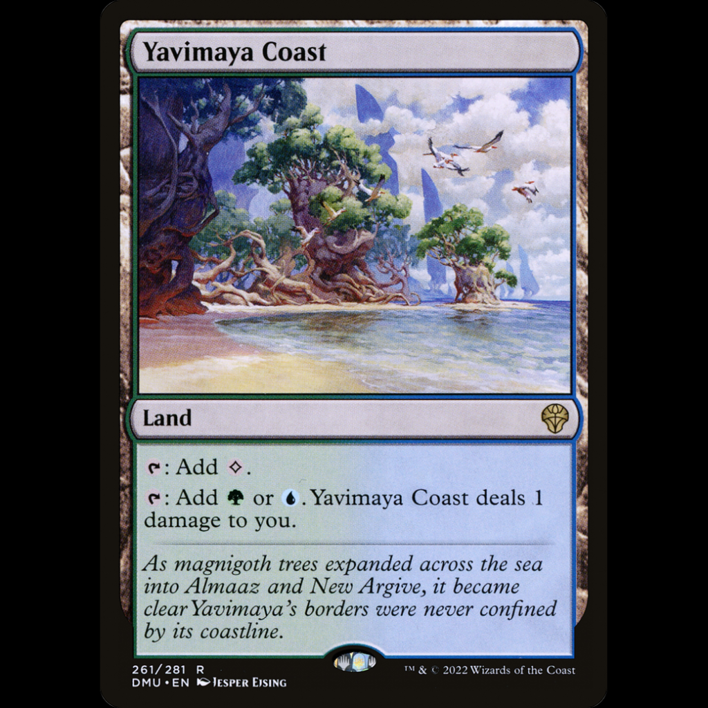 MTG Yavimaya Coast Dominaria United dmu#261 - Madtoyz