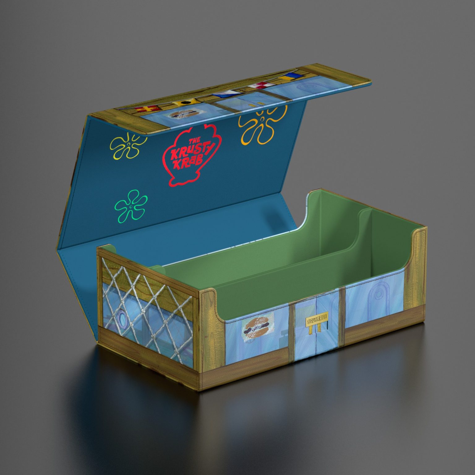 Squaroes Collector Case Bob Esponja Krusty Krab Ultimate Guard - Madtoyz