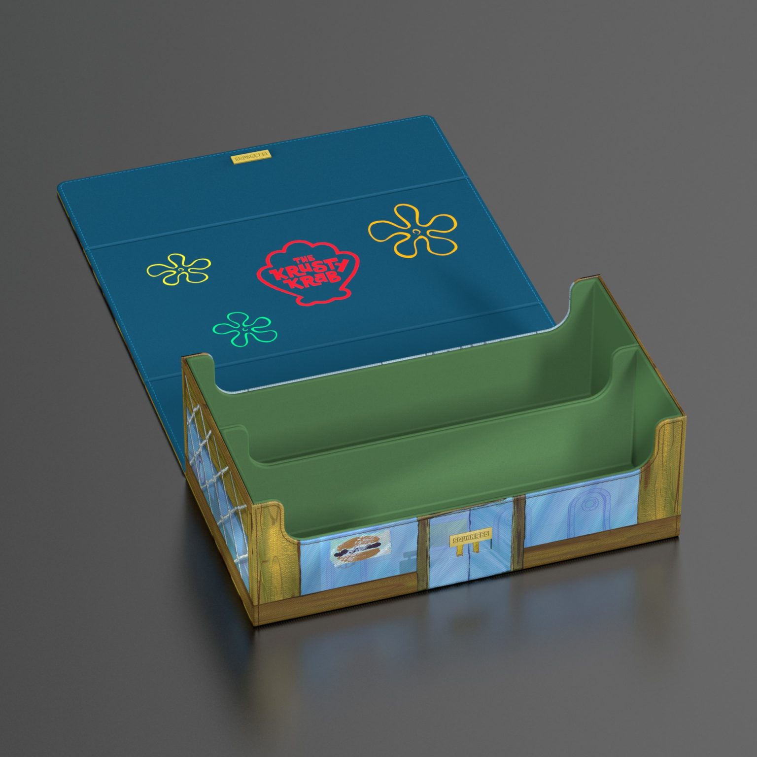 Squaroes Collector Case Bob Esponja Krusty Krab Ultimate Guard - Madtoyz